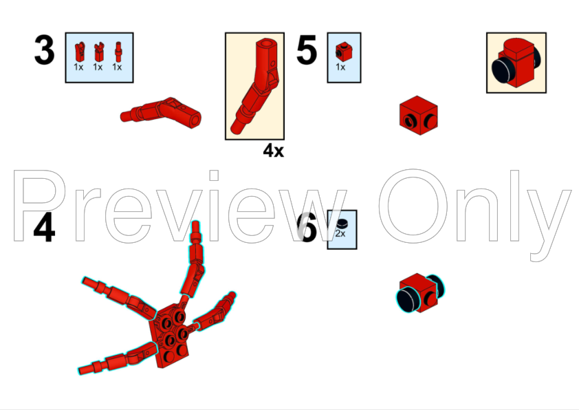 LEGO MOC Cecropia Moth by moptoptrev | Rebrickable - Build with LEGO