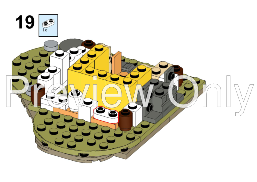 LEGO MOC The Burrow (microscale edition) by raguidel | Rebrickable ...