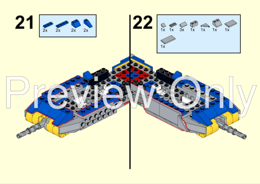 LEGO MOC 10497 Alt Build- Galaxy VTOL - Comet Duster by Camobricktape ...
