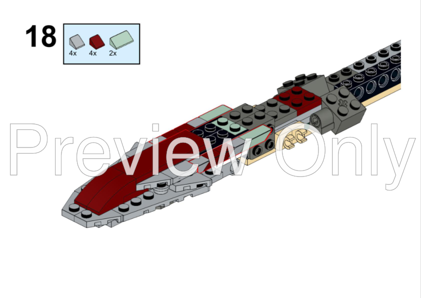 Lego Moc Bobas Delta 7 Alternate Build Of The Set 75312 1 The Slave
