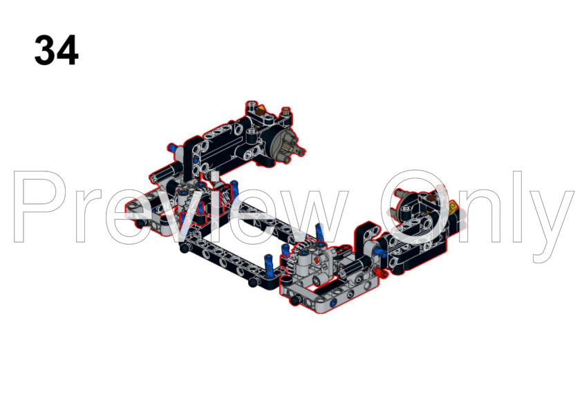 LEGO MOC PoweredUp RC Technic Chassis for UCS Tumbler 76240 by ...