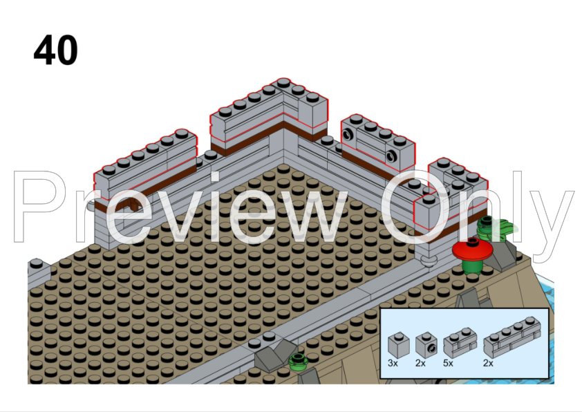 LEGO MOC Medieval Prison by LegoBricking | Rebrickable - Build with LEGO