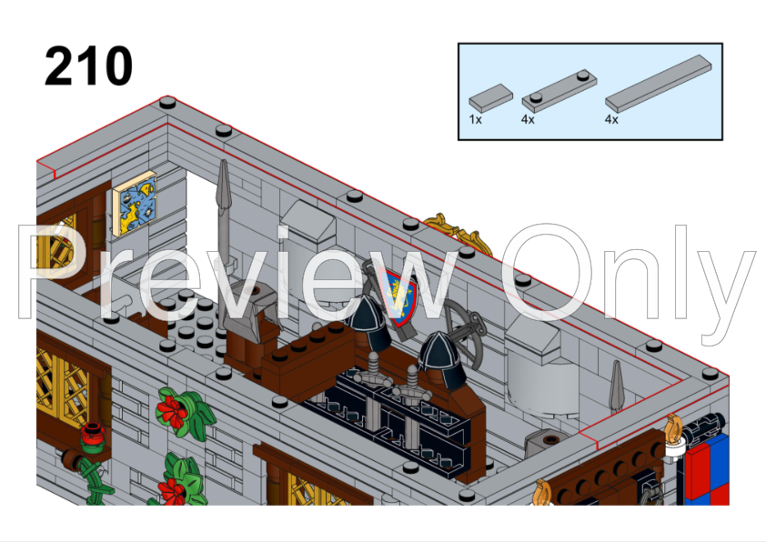 LEGO MOC Medieval Prison by LegoBricking | Rebrickable - Build with LEGO