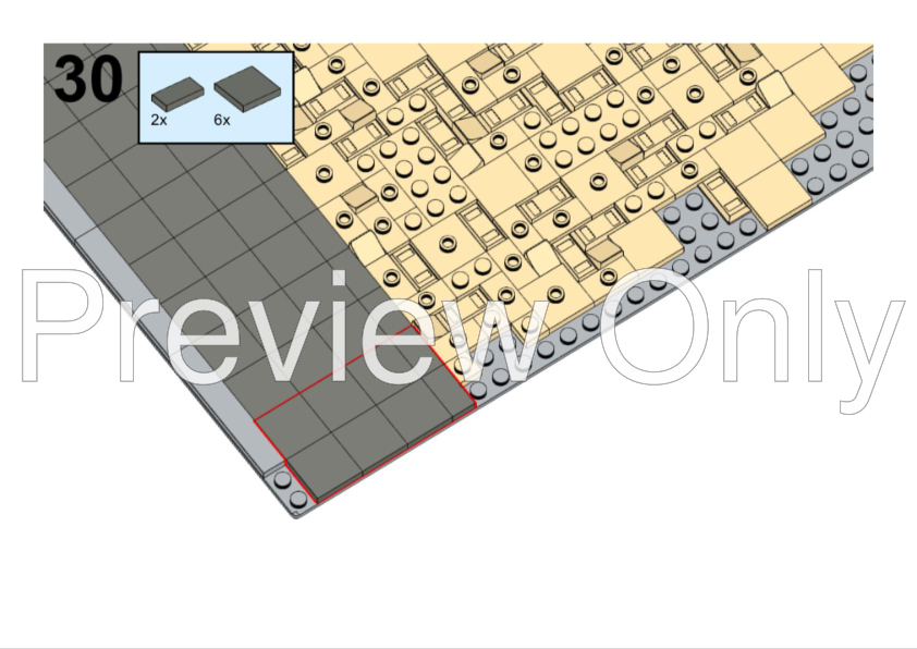 LEGO MOC Modular Construction Site - Display for sets: 60409 + 60401 ...