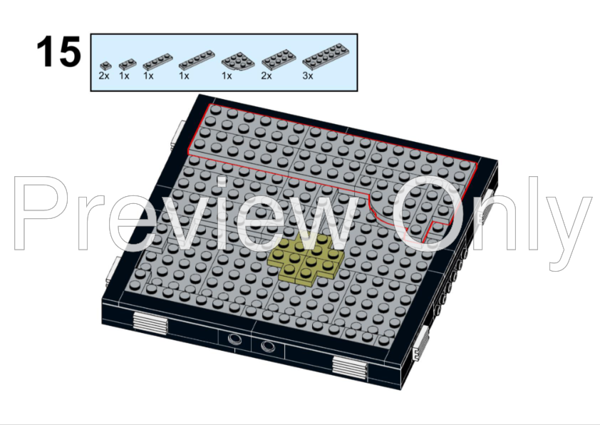 LEGO MOC CS:GO Cobblestone Minimap B Site by M4rcq | Rebrickable ...