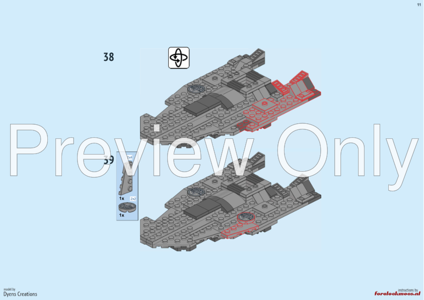 LEGO MOC StarDestroyer - 75375 Alternate build by Dyens Creations ...