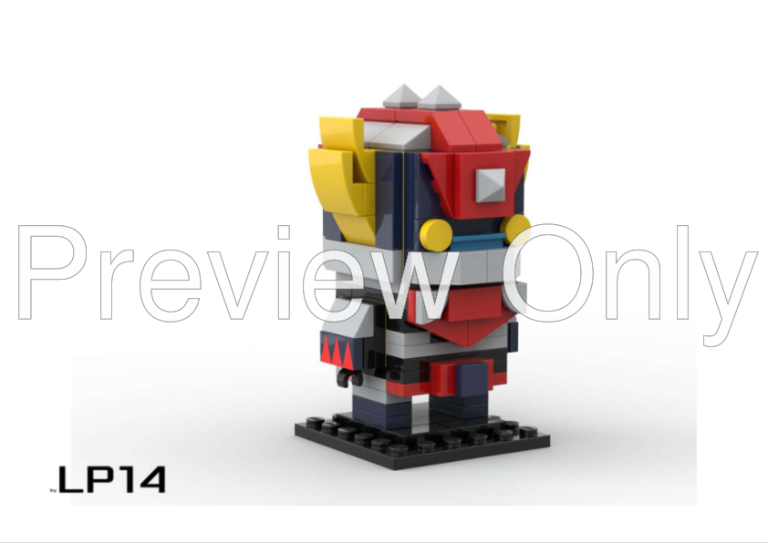 LEGO MOC UFO Robo Grendizer / Goldorak - BrickHeadz by LP14 ...