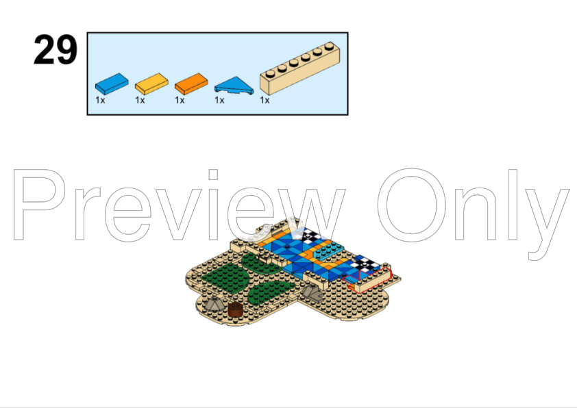 LEGO MOC Oasis Fort by NS6 | Rebrickable - Build with LEGO