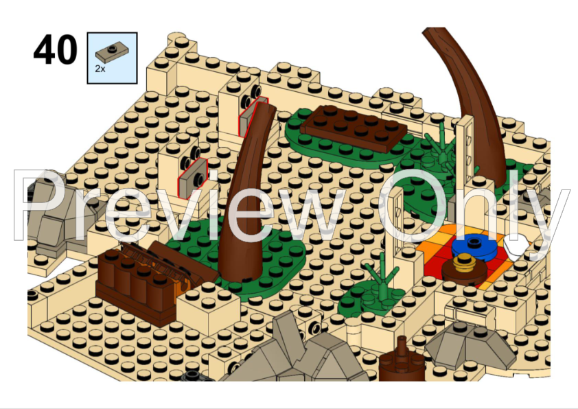 LEGO MOC Oasis Fort by NS6 | Rebrickable - Build with LEGO