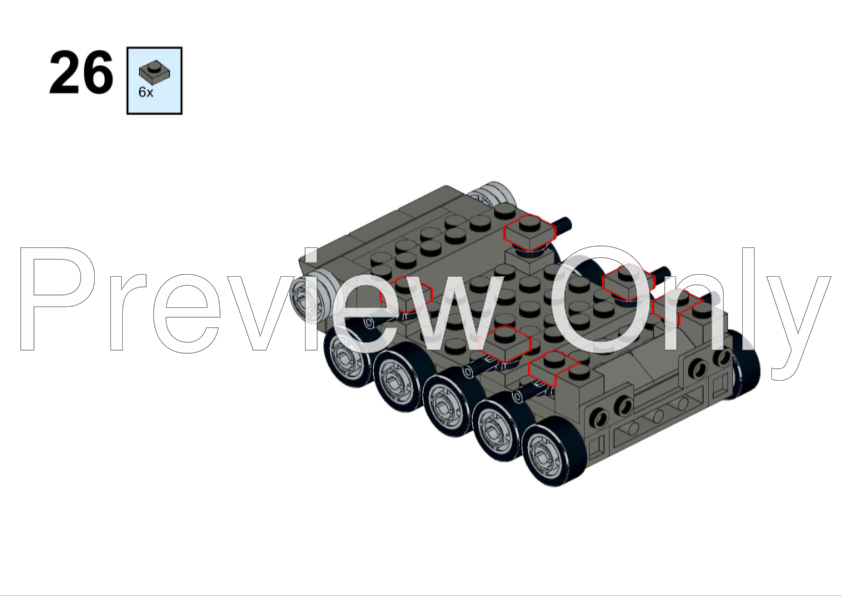 LEGO MOC LEGO ww2 M24 Chaffee 1:45 scale (minifig scale) by Romainww2 ...