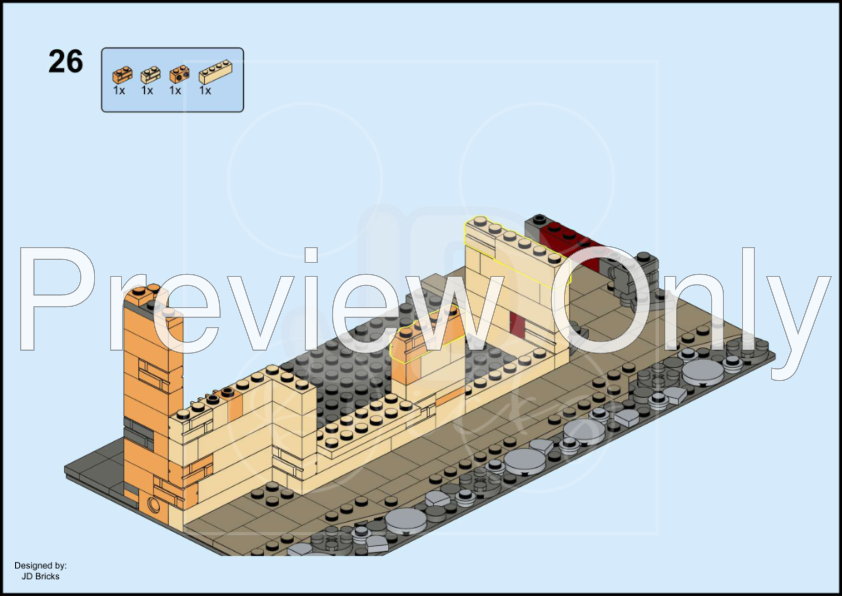 LEGO MOC The Leaky Cauldron by JD Bricks | Rebrickable - Build with LEGO