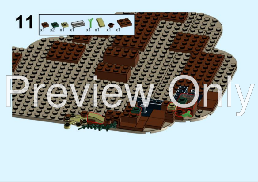 Lego Moc Dagobah Playset By Iscreamclone Rebrickable Build With Lego
