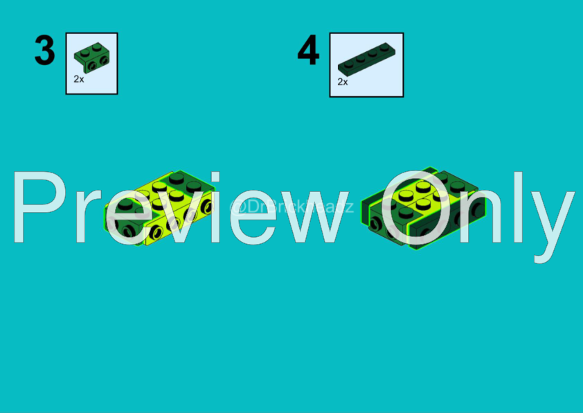 LEGO MOC Maui (Moana) Brickheadz by DrBrickheadz | Rebrickable - Build ...