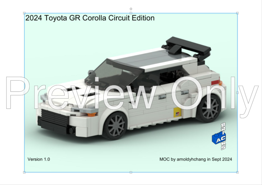LEGO MOC 2024 Toyota GR Corolla Circuit Edition by ac-bricks ...