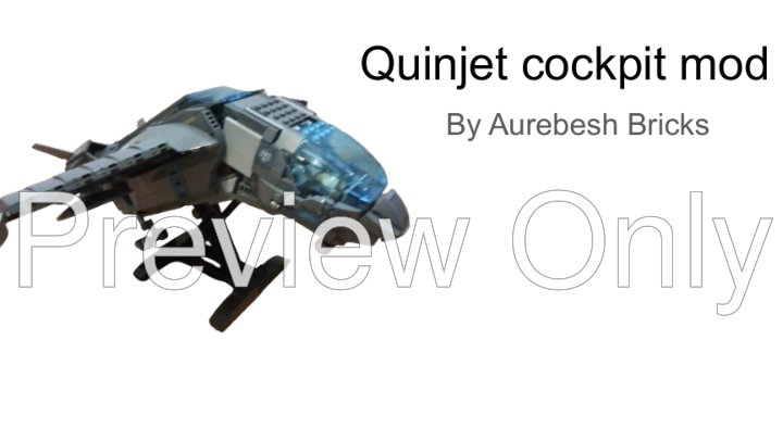 LEGO MOC Quinjet moving cockpit and interior Mod by AurebeshBricks ...