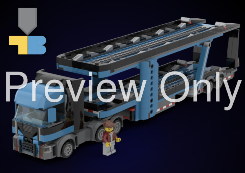 LEGO MOC 60408 Speed Champions Car Carrier (ALT Build) by TrustyBricks ...