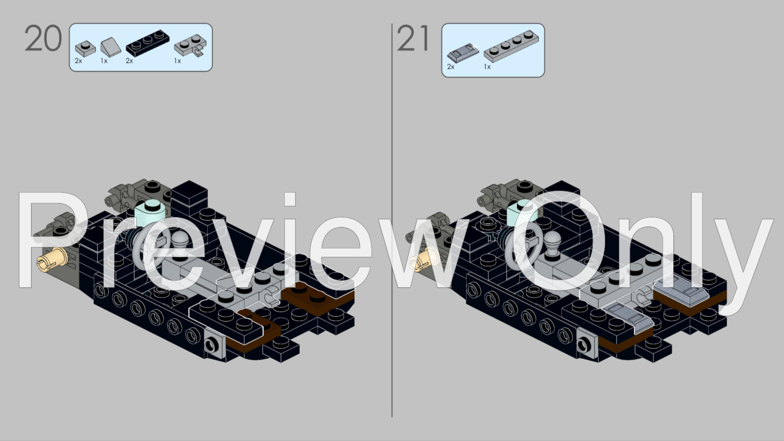 Lego Moc Ford Gt40 Mk Ii By Sweeng Rebrickable Build With Lego