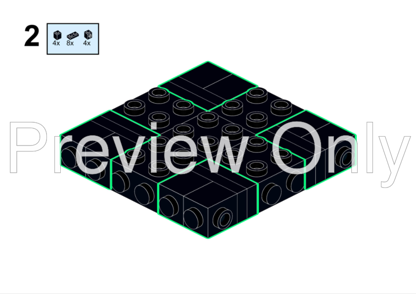 LEGO MOC Fire Flower by KraftyKoopa | Rebrickable - Build with LEGO