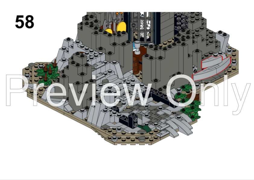 LEGO MOC Dragonborn Mountain Lair by Vindic8ed | Rebrickable - Build ...
