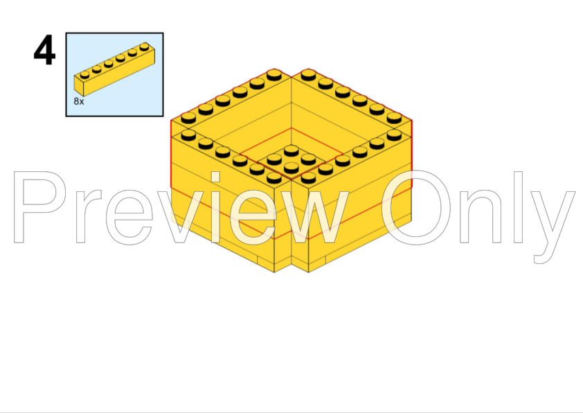 LEGO MOC Pikachu's Head by Quarkesh | Rebrickable - Build with LEGO