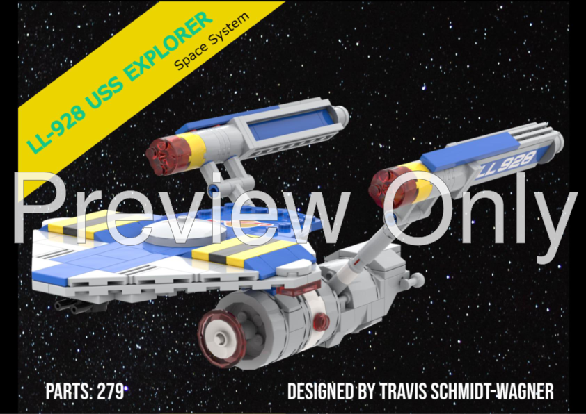 LEGO MOC 10497 Alt Build- LL 928 USS Explorer by Camobricktape ...