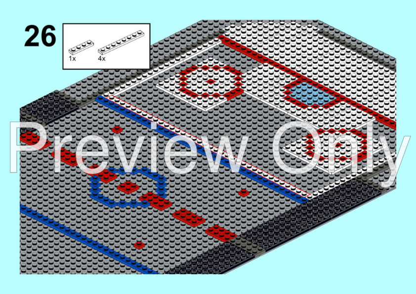 LEGO MOC Hockey Rink (Updated) by Brick Studs | Rebrickable - Build ...