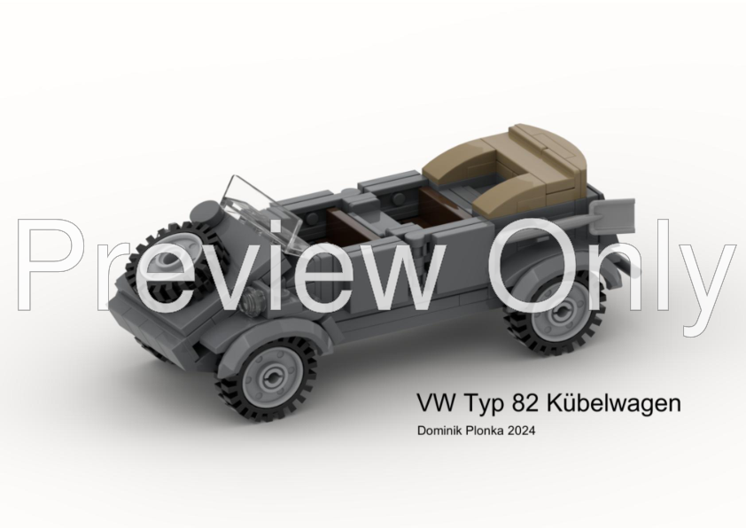 LEGO MOC VW Typ 82 Kübelwagen by copernicus508 | Rebrickable - Build ...