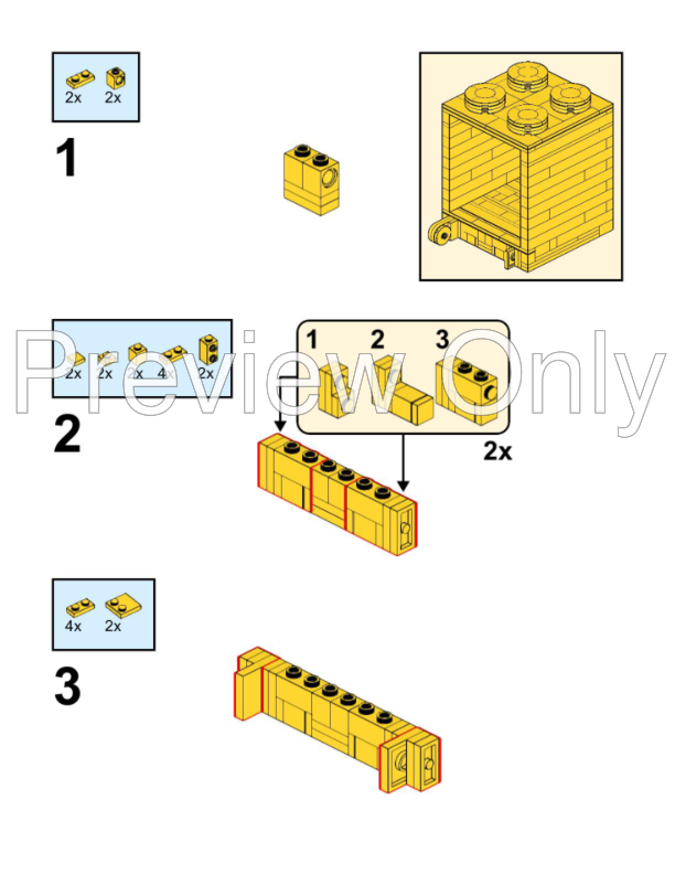 LEGO MOC Upscaled mailbox by Briquoleur | Rebrickable - Build with LEGO