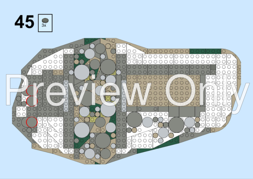 LEGO MOC Destroyed Gate by PeterLirken | Rebrickable - Build with LEGO