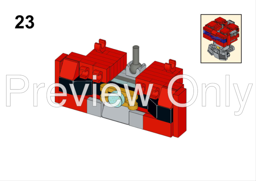 LEGO MOC Optimus Prime - Transformers One by Blaze.Mocs | Rebrickable ...
