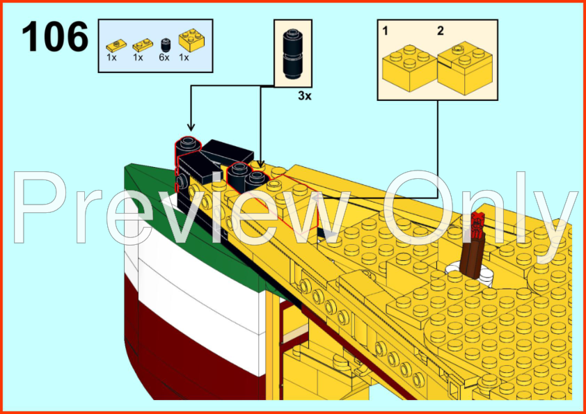 LEGO MOC HMHS Britannic by bricksntonic | Rebrickable - Build with LEGO