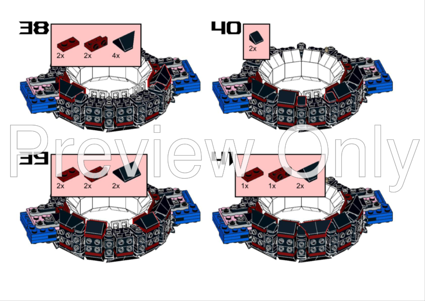 Lego Moc Space Donut By Nothinbutluck Rebrickable Build With Lego