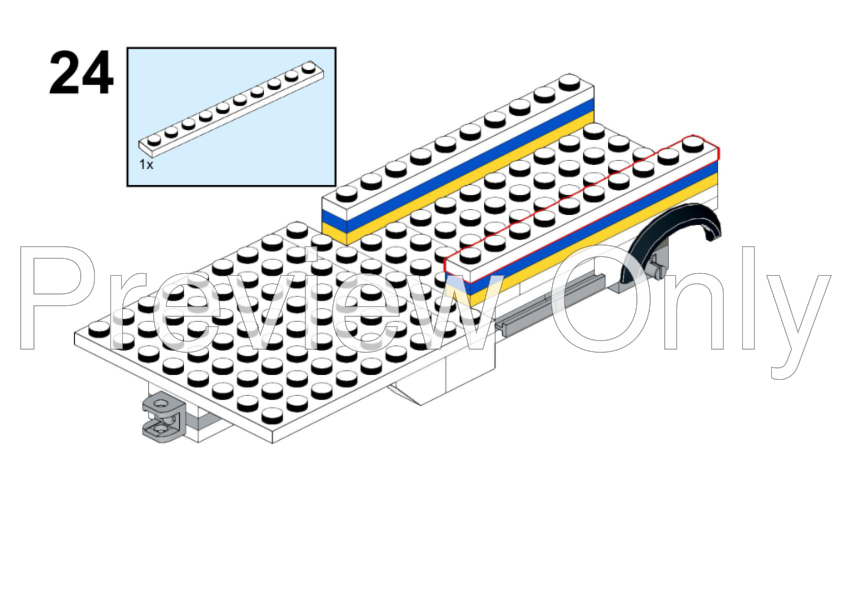 LEGO MOC Bucket Truck by leeggoo_Creator | Rebrickable - Build with LEGO