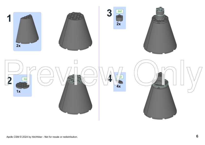 LEGO MOC Apollo 11 Command and Service Module by hitchhiker ...