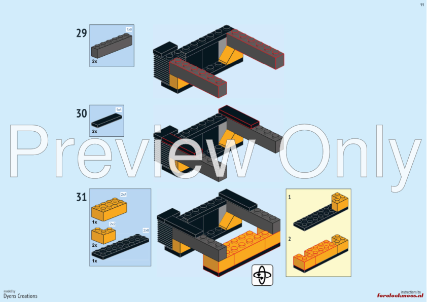 LEGO MOC 60420 - WALL-E by Dyens Creations | Rebrickable - Build with LEGO