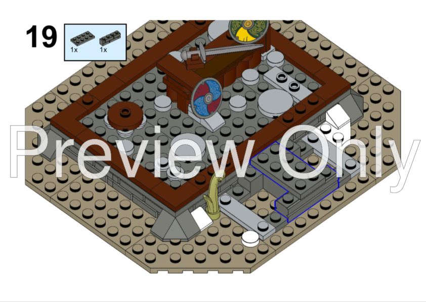 Lego Moc Viking Trading Post By Mcgreedy Rebrickable Build With Lego