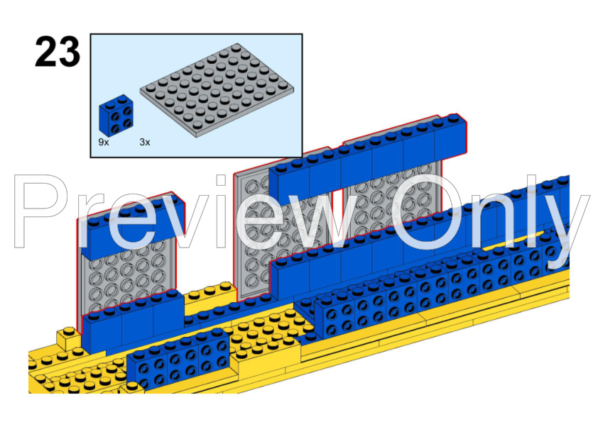LEGO MOC Autorack Rail Car by Bedwell Designs | Rebrickable - Build ...