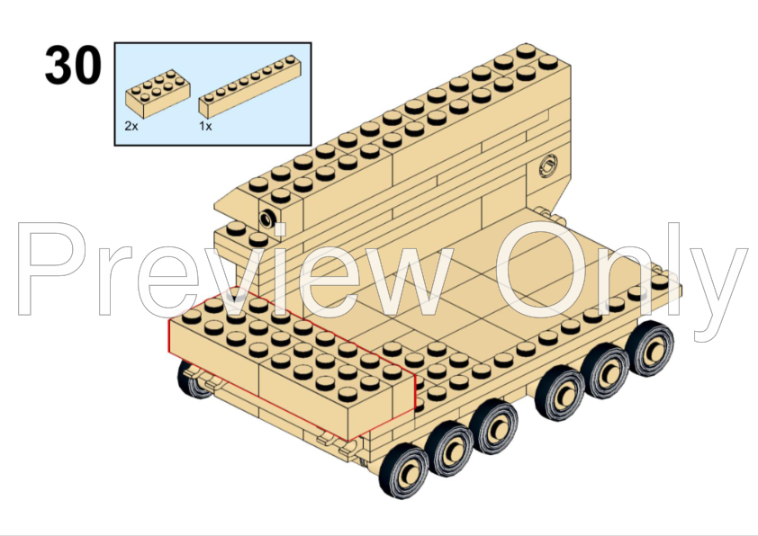 LEGO MOC-196813 M2 Bradley by Benjamin786 | Rebrickable - Build with LEGO