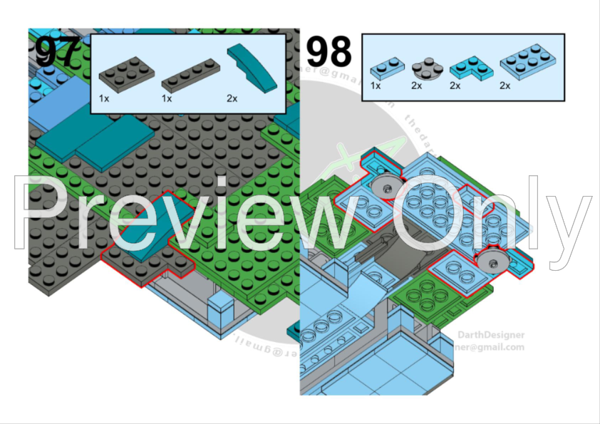 LEGO MOC Sukhoi | SU-34 Fullback - 1:35 Scale by DarthDesigner | Rebrickable - Build with LEGO