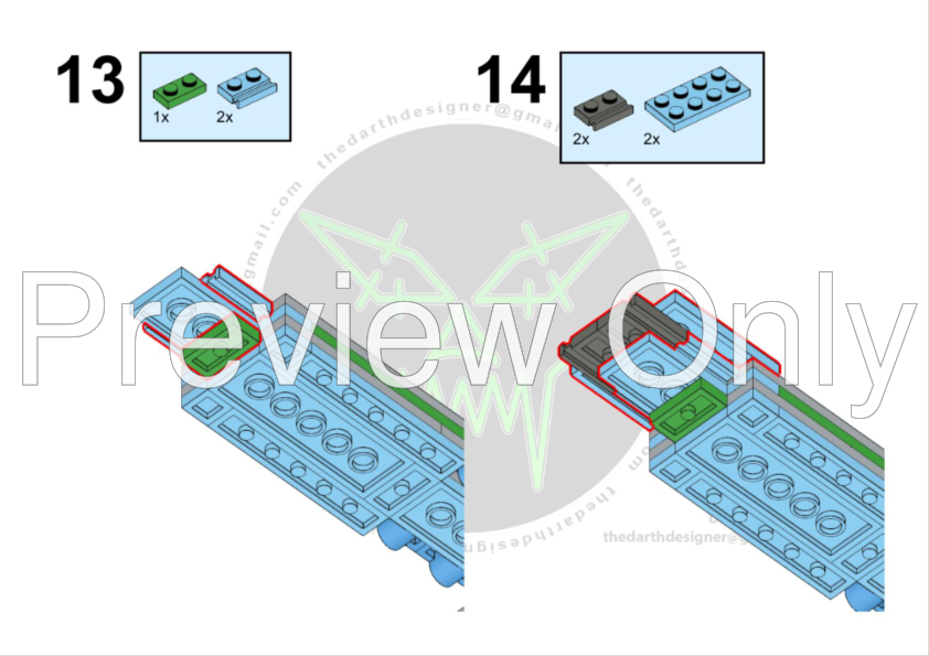 LEGO MOC Sukhoi | SU-34 Fullback - 1:35 Scale by DarthDesigner | Rebrickable - Build with LEGO