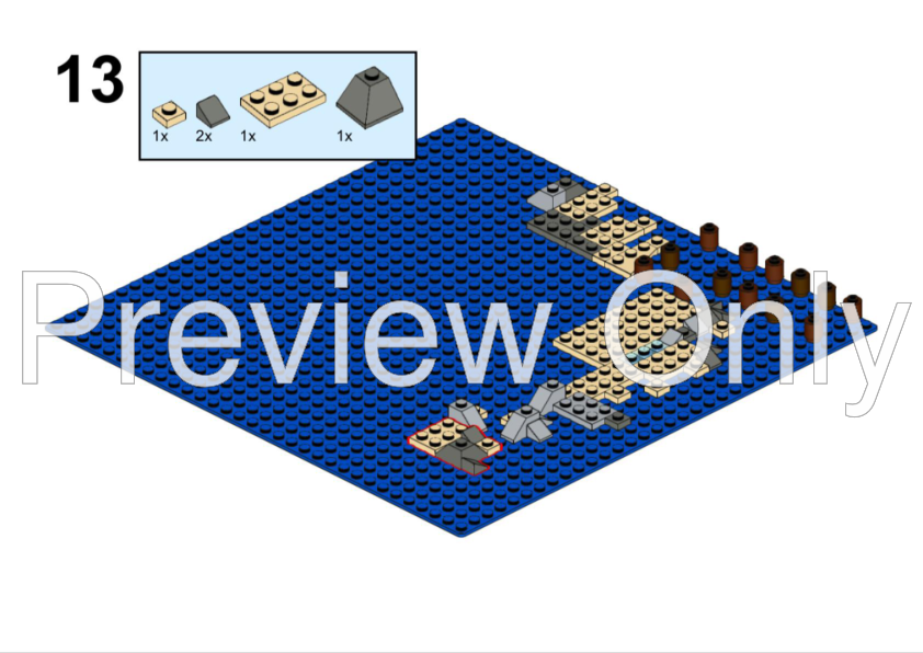 Lego Moc Deserted Lookout By Adelego Rebrickable Build With Lego