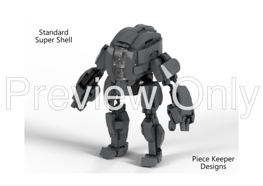 LEGO MOC Super Shell Mech by Piece_Keeper | Rebrickable - Build with LEGO
