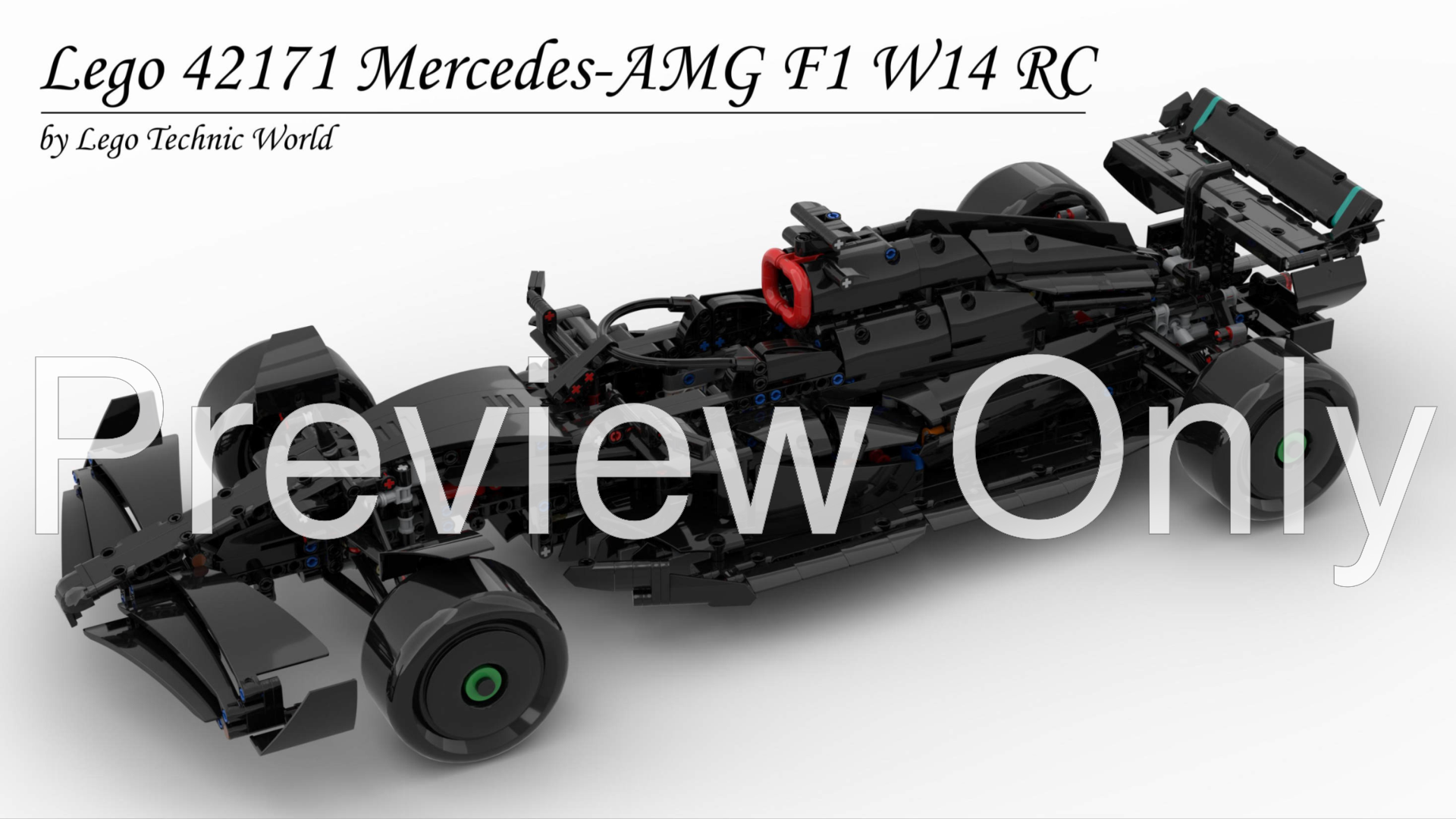 LEGO MOC-197035 Mercedes-AMG W14 RC (42171 MOD) by Lego technic world ...