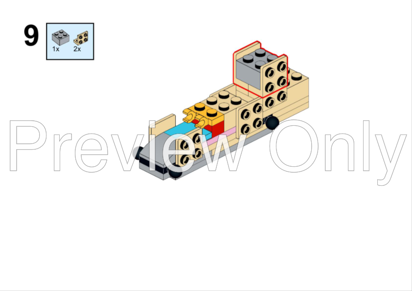 LEGO MOC-197153 Nyan Cat: Over the Moon by bentobrick | Rebrickable ...