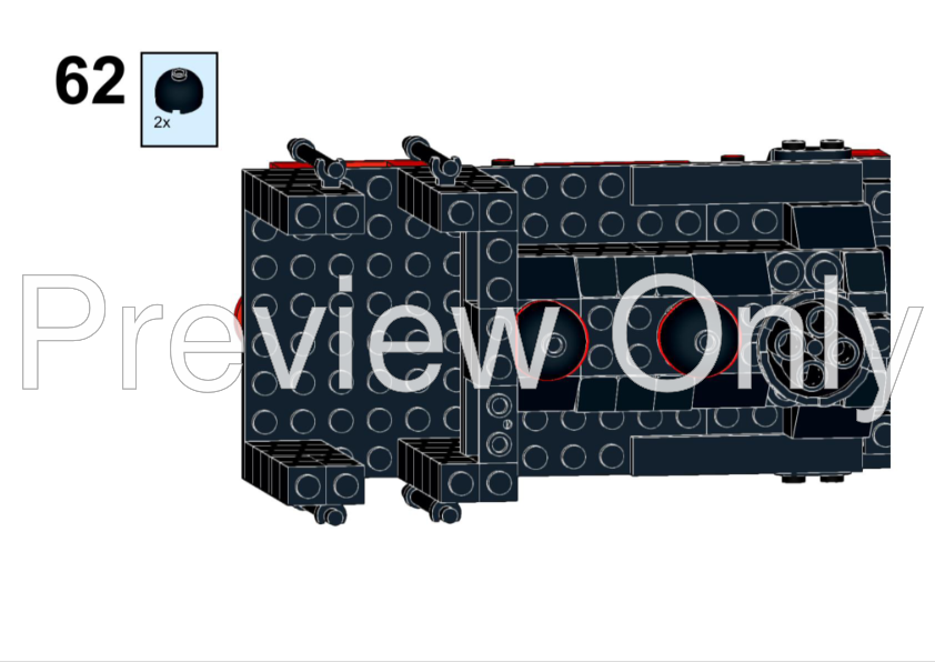 LEGO MOC Small Western steam engine with wagons (power function system ...