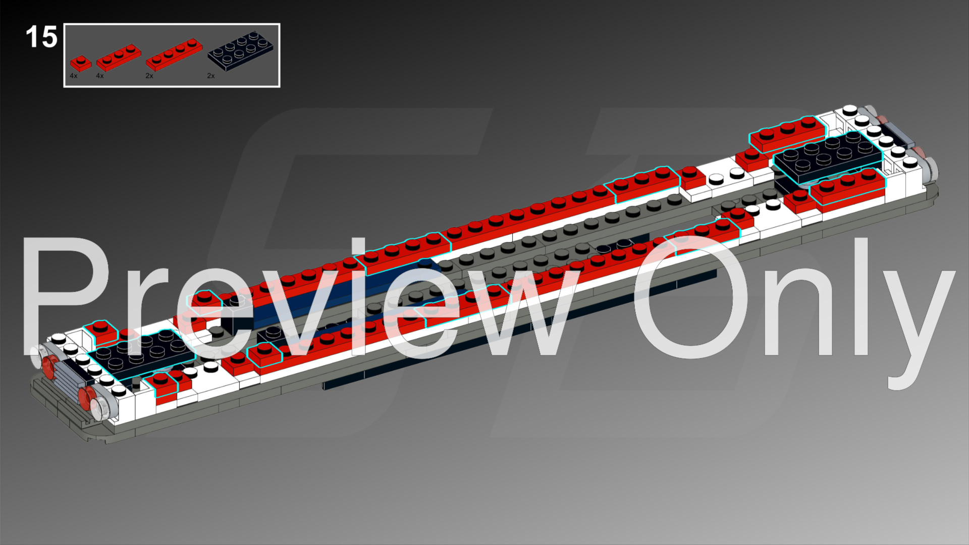 Lego Moc Db Br 218 Intercity Locomotive By Neosephiroth Rebrickable
