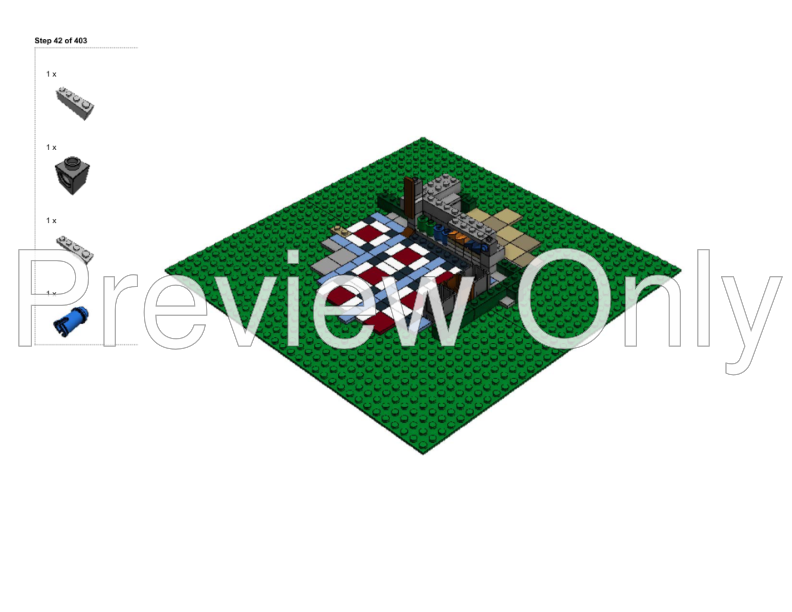 Lego Moc Green Grocer 2x By Cyberlogic Rebrickable Build With Lego