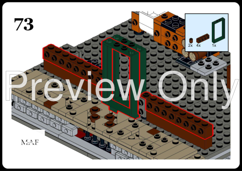 LEGO MOC-197391 A-frame cabin Apocalypse version by AlessandroMaffioli ...