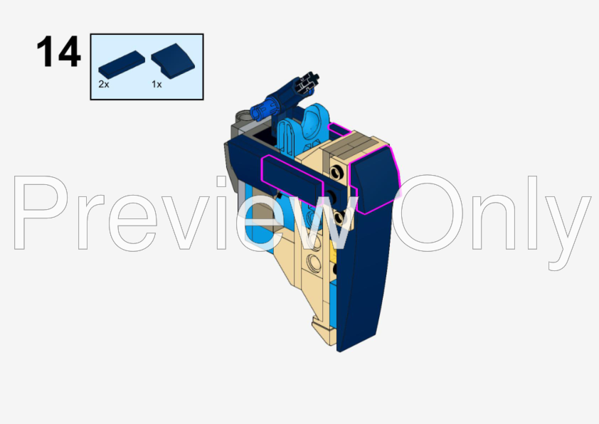 LEGO MOC 71796 Imperial Black Halo Lightning Trophy Mecha by Reactorcore | Rebrickable - Build ...