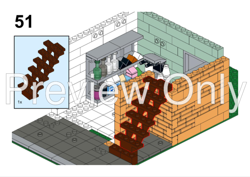 LEGO MOC Convenience Store by rebelnili | Rebrickable - Build with LEGO